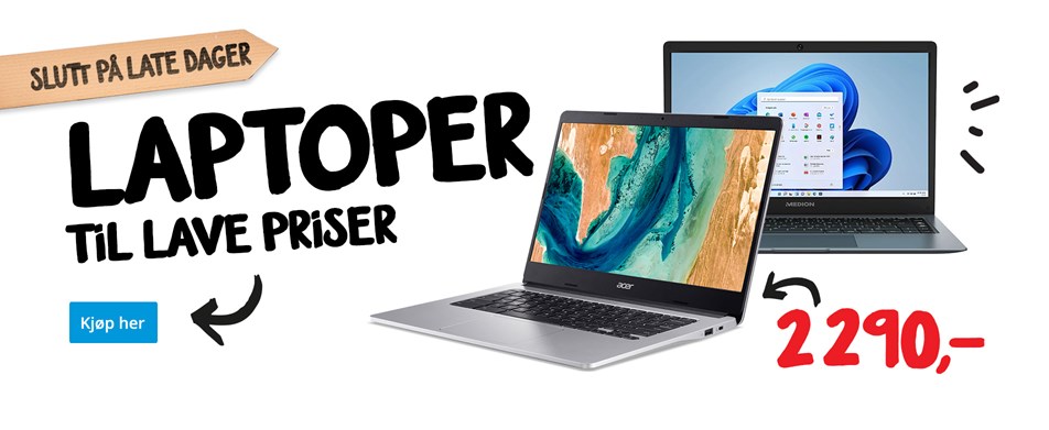 Datamaskiner, nettbrett og tilbehør | NetOnNet