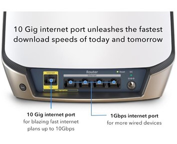 Netgear Orbi RBR860S AX6000 Router Vit | NetOnNet