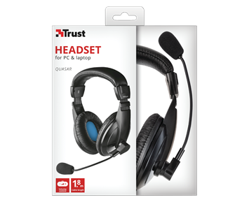 Trust Quasar Headset | NetOnNet
