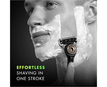 Gillette Labs Razor Black/Gold 1ct | NetOnNet