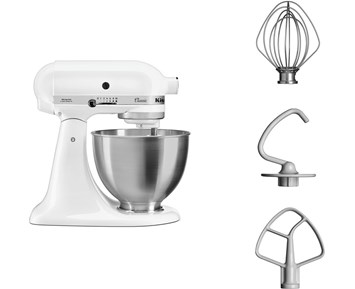 KitchenAid 5K45SSEWH | NetOnNet