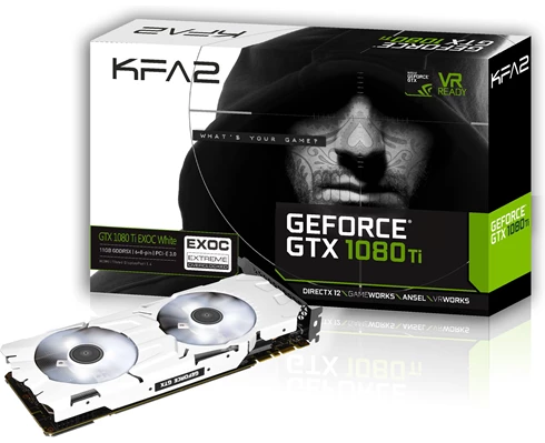 KFA2 Geforce GTX1080Ti EXOC White 11GB | NetOnNet