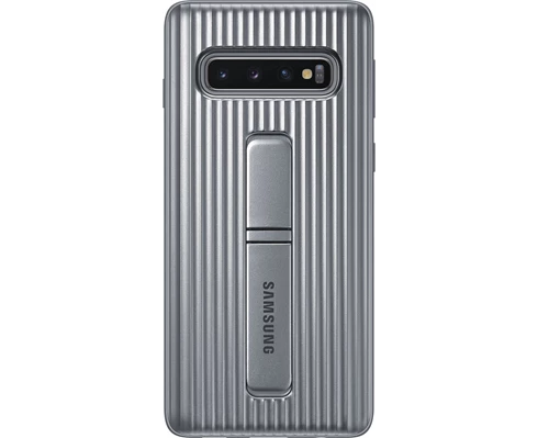Samsung Protective Standing Cover Galaxy S10+ Silver | NetOnNet