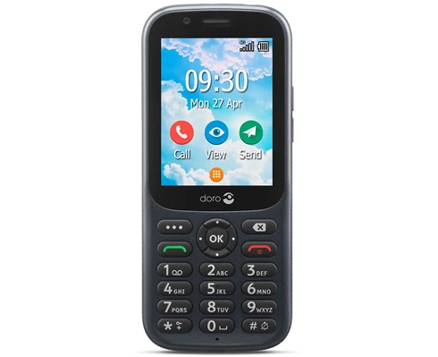 Doro 731X 4G Graphite | NetOnNet
