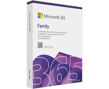 Microsoft M365 Family sw Subscription P10 EuroZo... | NetOnNet