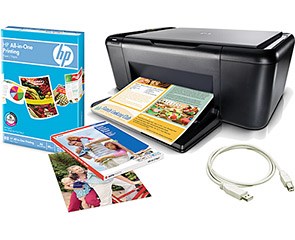 HP F4580+USBcable+papper+Fotopap | NetOnNet
