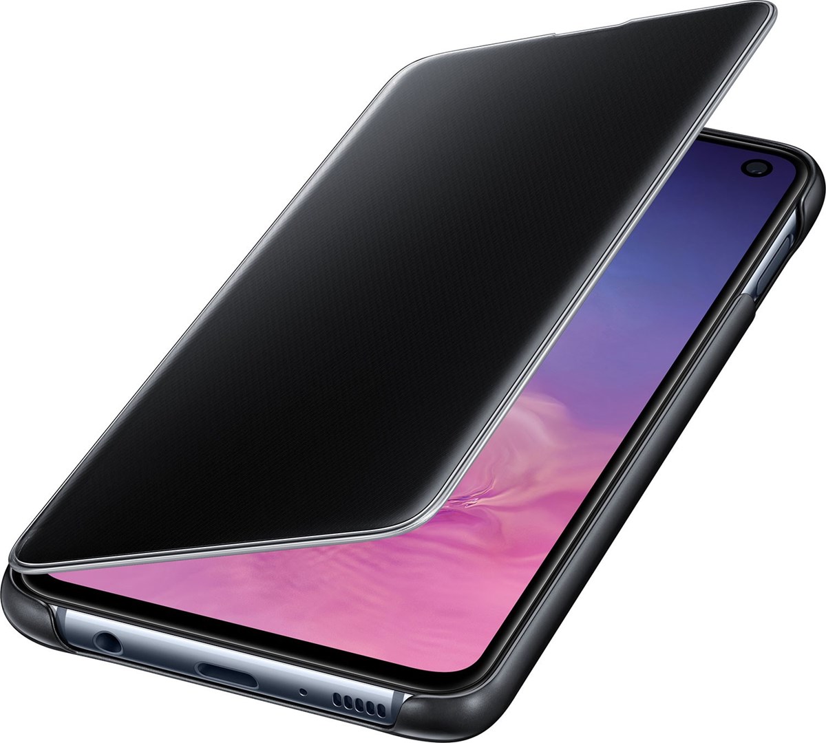 Samsung Clear View Cover Galaxy S10e Black | NetOnNet