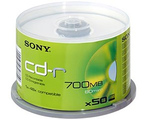 Sony CD-R 52x CB50p | NetOnNet