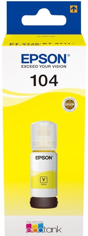 Epson T104 Yellow EcoTank ink | NetOnNet