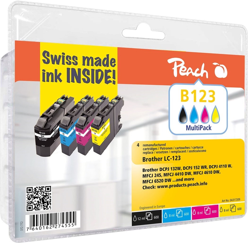 Peach LC-123 Multipack | NetOnNet