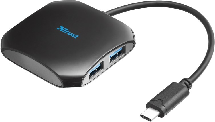 Trust USB Type-C 4 Ports USB 3.0 Hub | NetOnNet