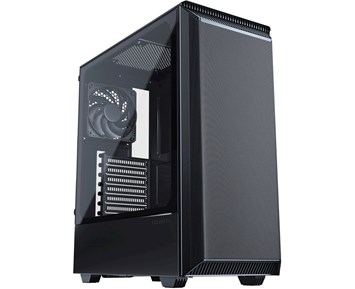 Phanteks P300A Eclipse Tempered Glass Black | NetOnNet