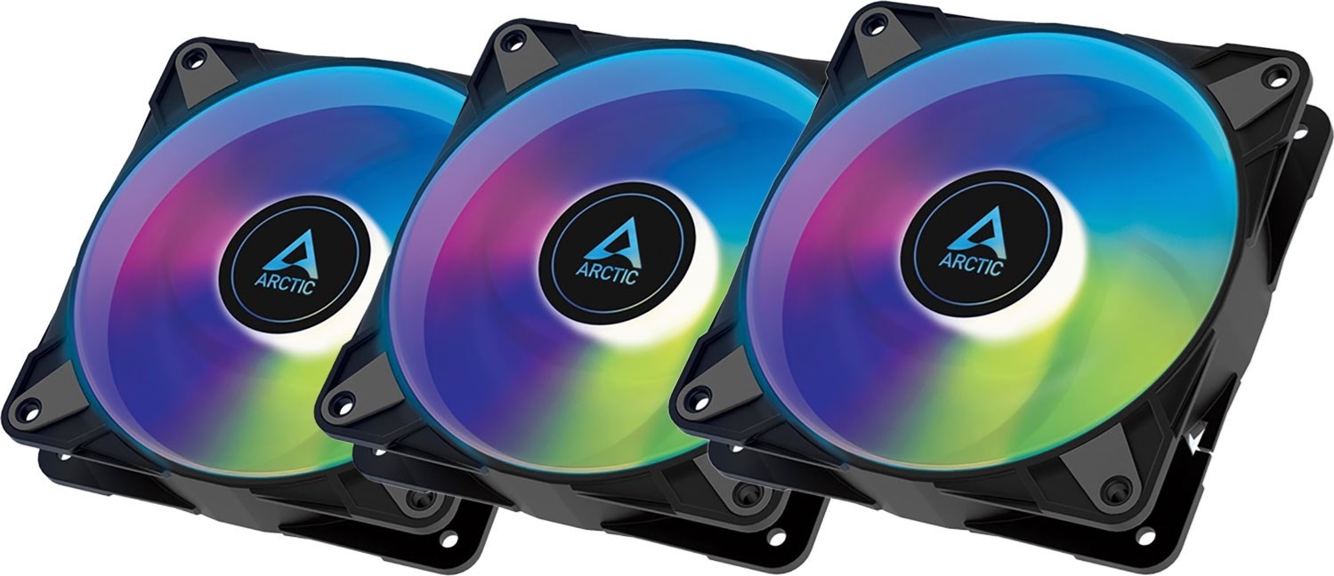 Arctic P12 PWM PST A-RGB 0dB 3-pack | NetOnNet