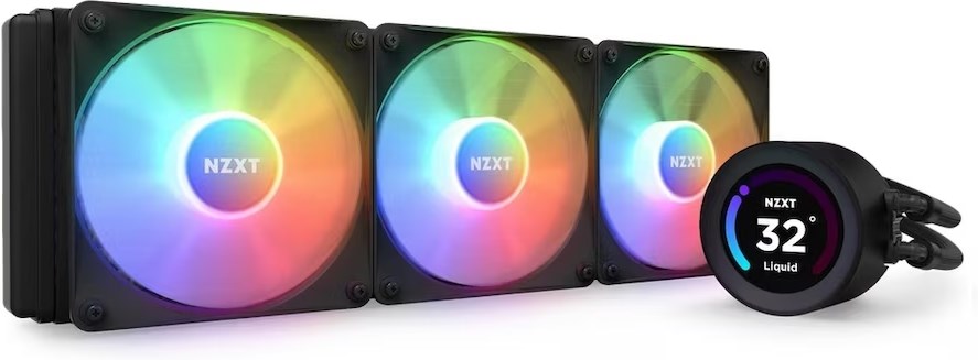 NZXT Kraken Elite 360 Black RGB fans | NetOnNet