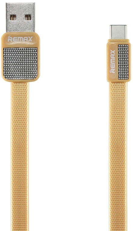 REMAX RC-044a Platinum USB-C Cable 1m Gold | NetOnNet