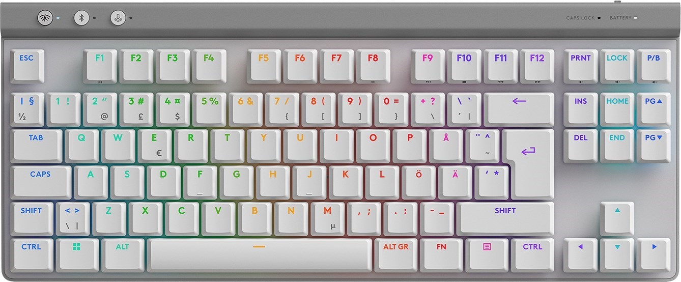 Logitech G515 Lightspeed TKL - Tactile - White ... | NetOnNet