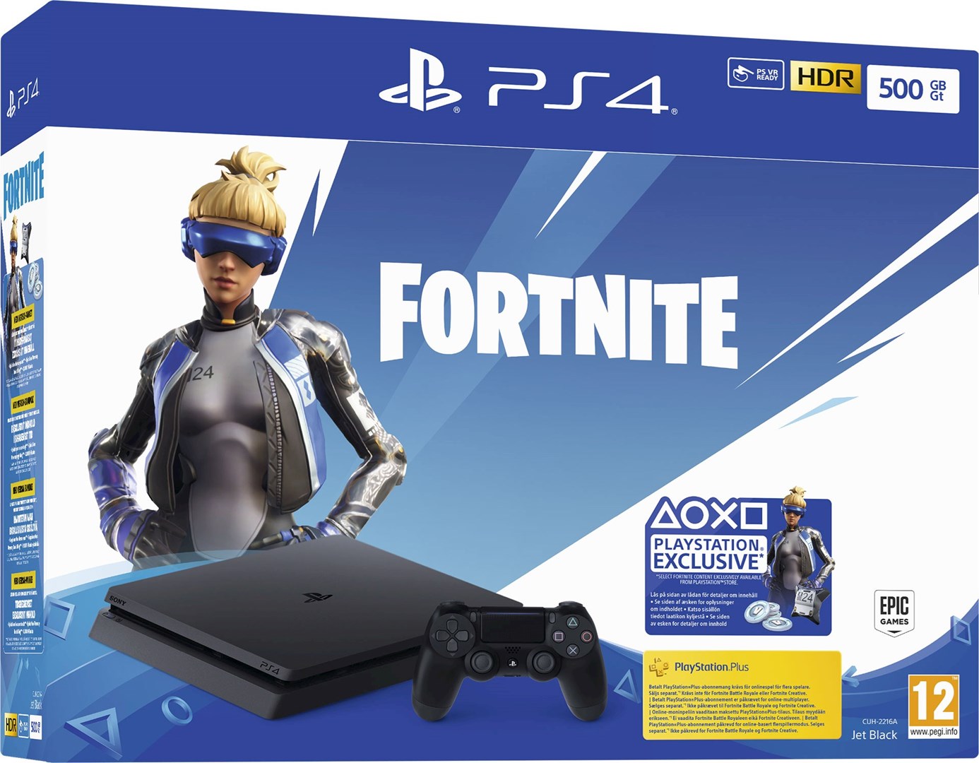 Sony PlayStation 4 Slim 500GB + Fortnite | NetOnNet