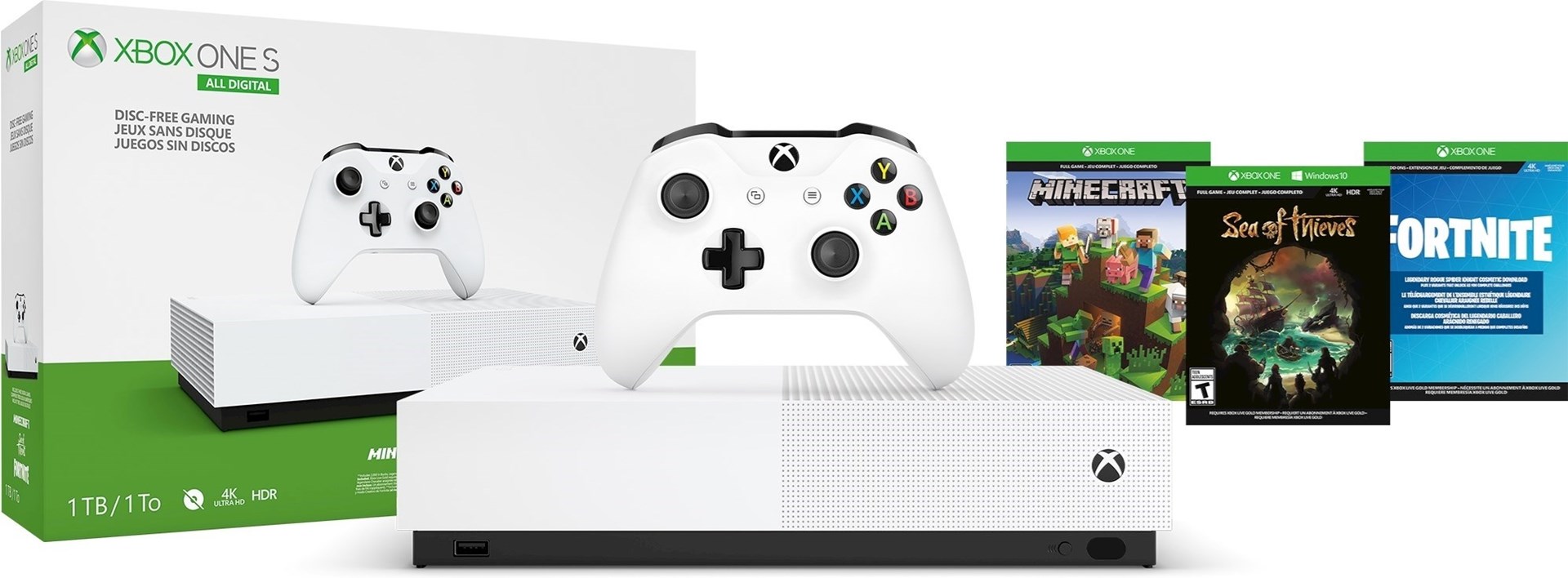 Microsoft Xbox One S All Digital Edition | NetOnNet