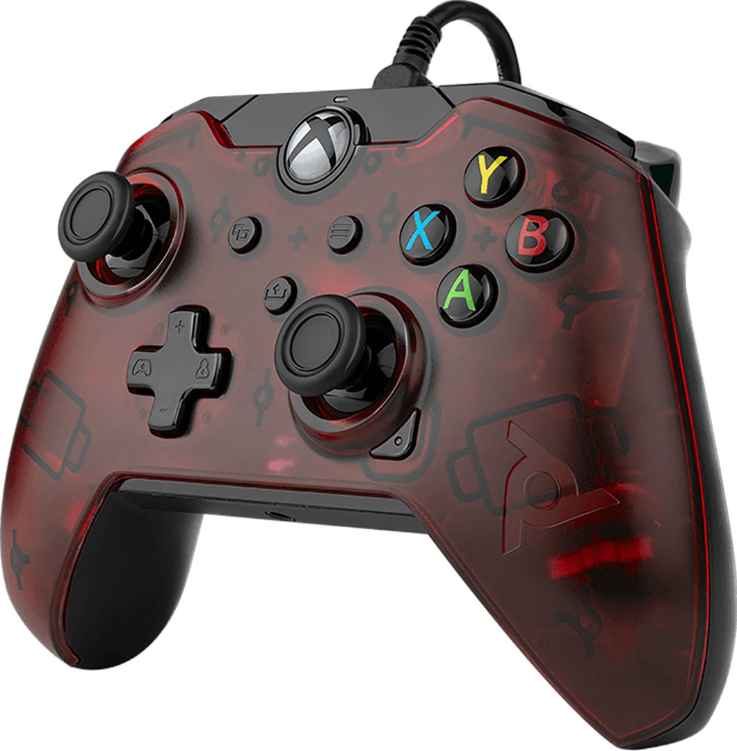 PDP Wired Controller - Crimson Red | NetOnNet