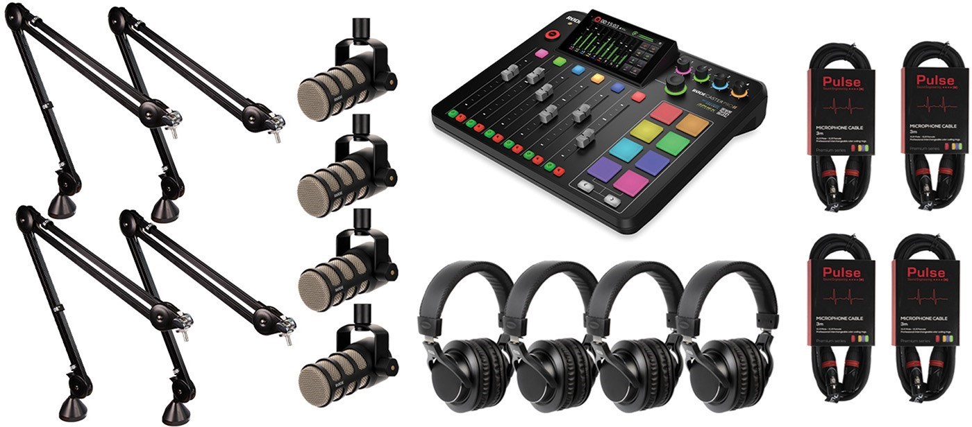 RØDE Rodecaster Pro II Basic bundle 4 | NetOnNet