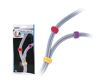 König Kabelbånd m borrelås 10-pakning | NetOnNet