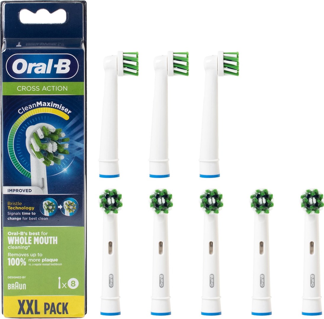 Oral-B Cross Action 8ct | NetOnNet