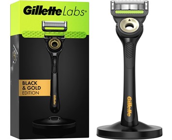 Gillette Labs Razor Black/Gold 1ct | NetOnNet