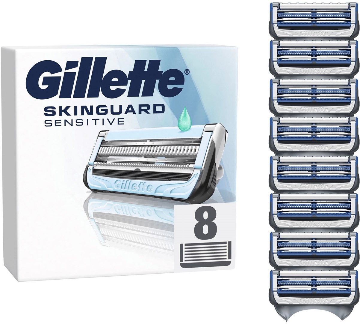 Gillette Skinguard 8ct LP HSARA | NetOnNet