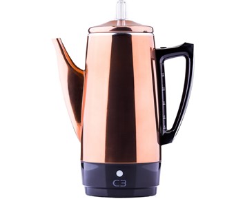 C3 Basic Perkulator 12 - Koppar | NetOnNet