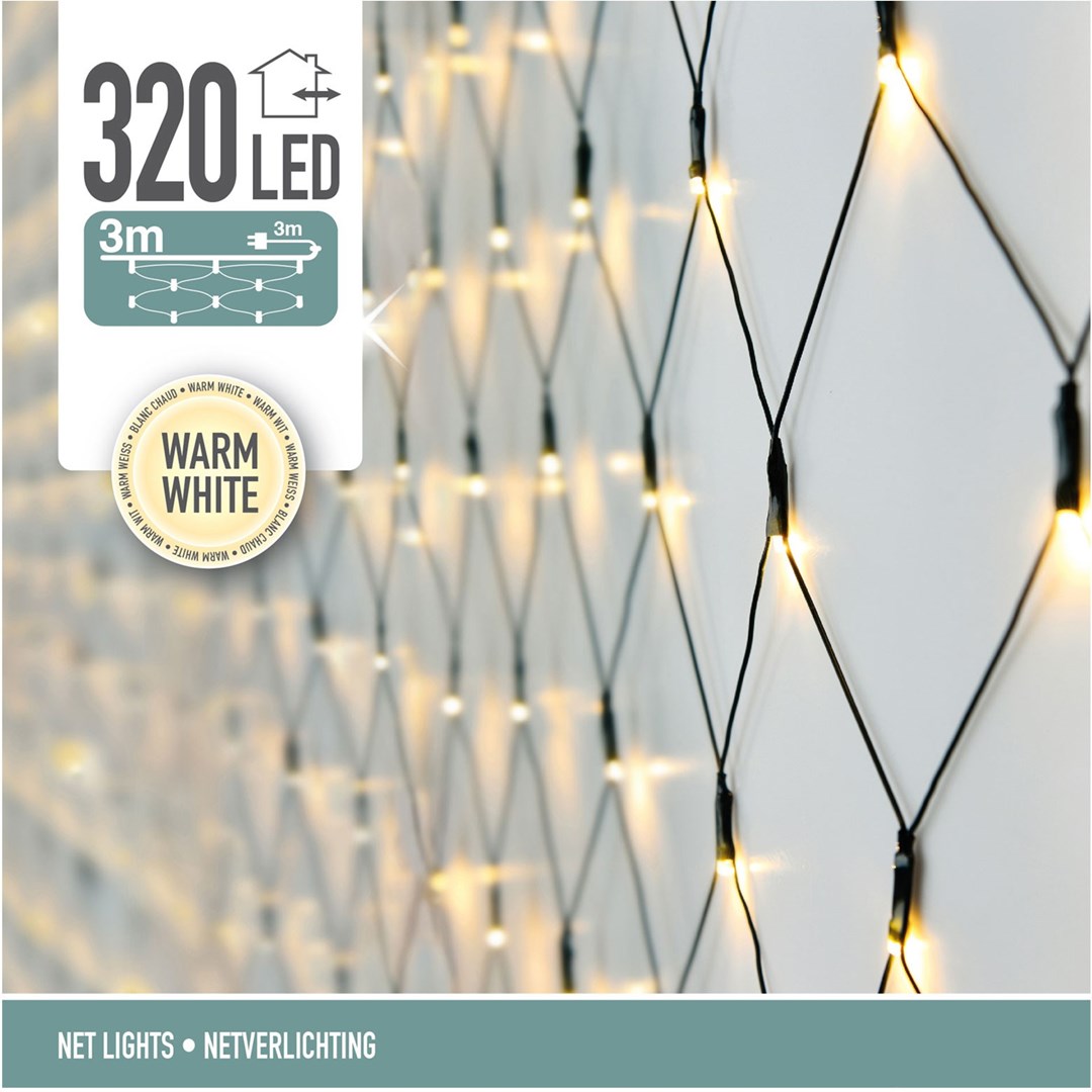 LED Net 3x1,5m 320 Warm White | NetOnNet