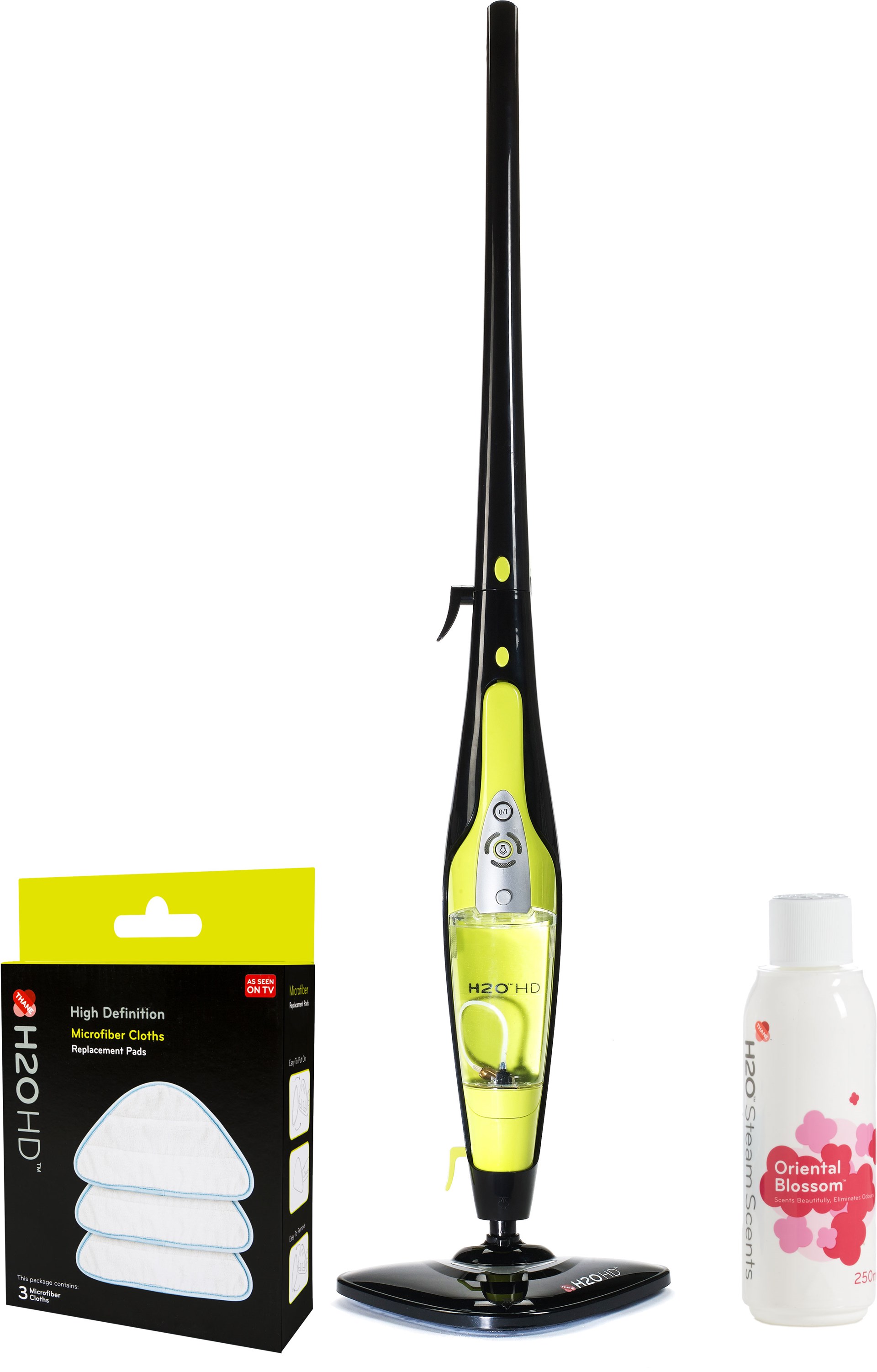 H2O Mop HD med extramoppar och rengöringsessen... | NetOnNet