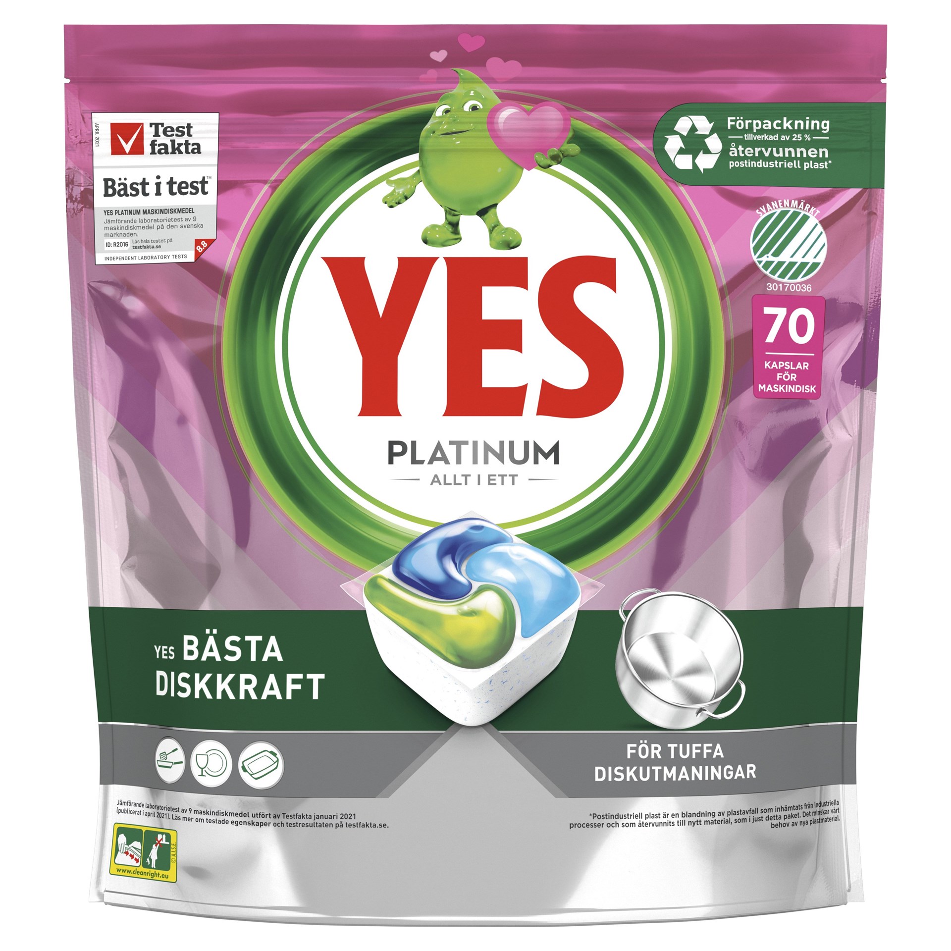 YES Platinum Pink Ribbon 70ct | NetOnNet