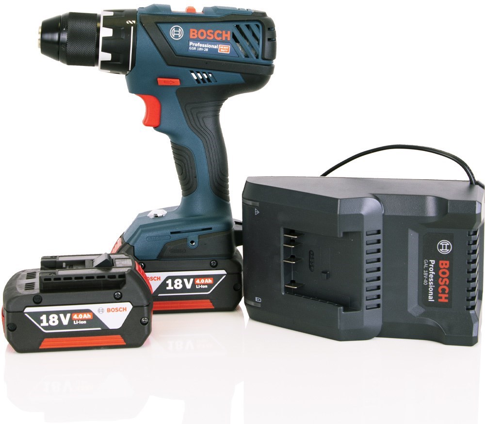 Bosch Professional GSR 18V-28 (2x4,0Ah) | NetOnNet