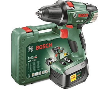Bosch PSR 18 Li-2 2x2.0Ah | NetOnNet