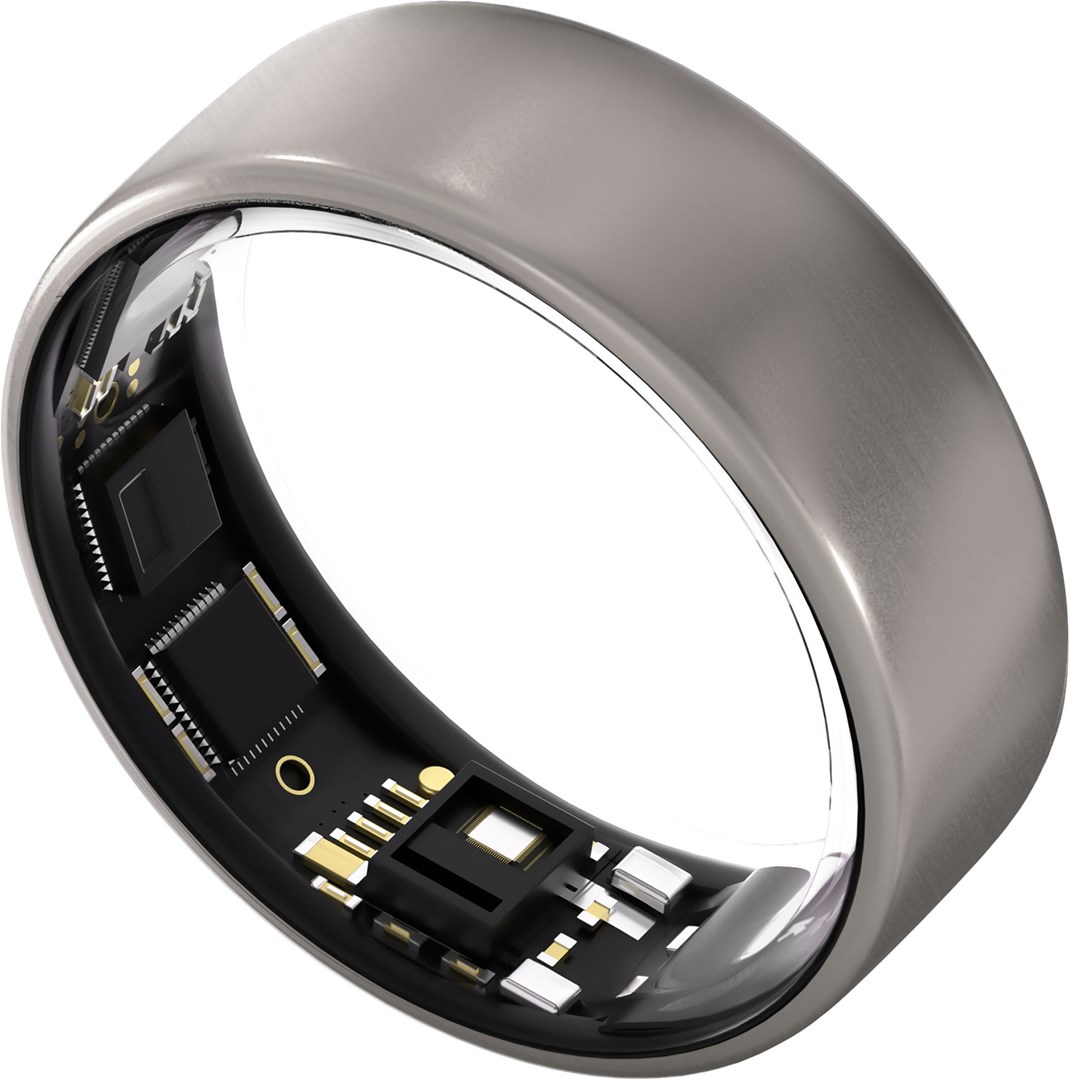 Ultrahuman Ring Air - Raw Titanium - Size 12 | NetOnNet