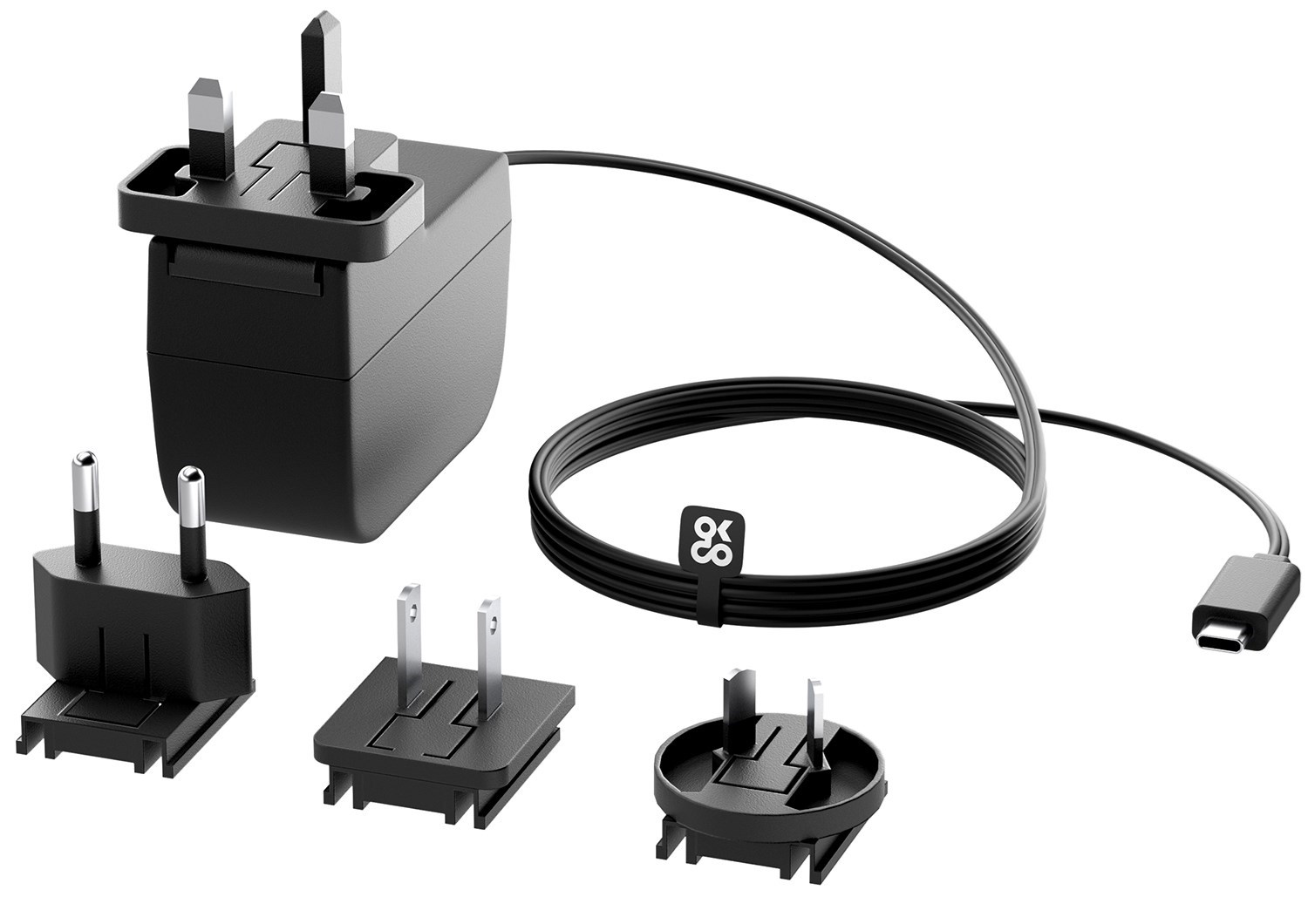 Raspberry Power supply Pi 4 Model B 5.1V/3A Black - Strømadapter på 3 A ...