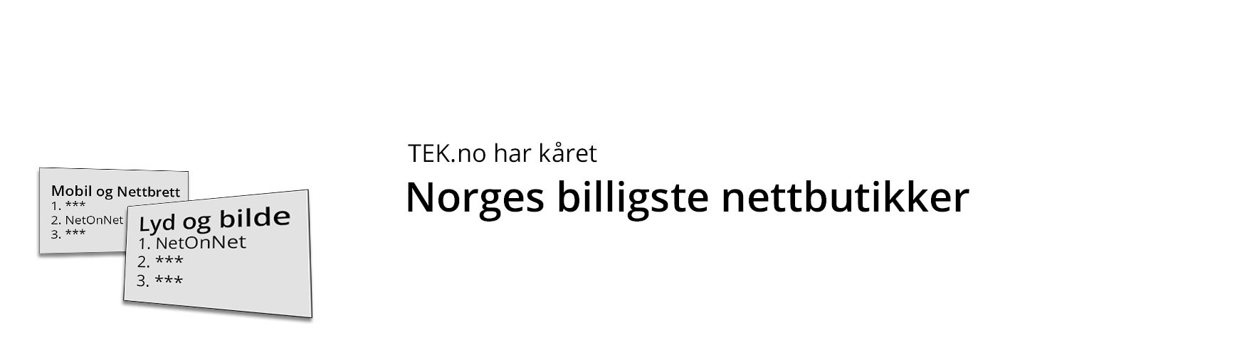 Kåret til Norges billigste nettbutikk - NetOnNet